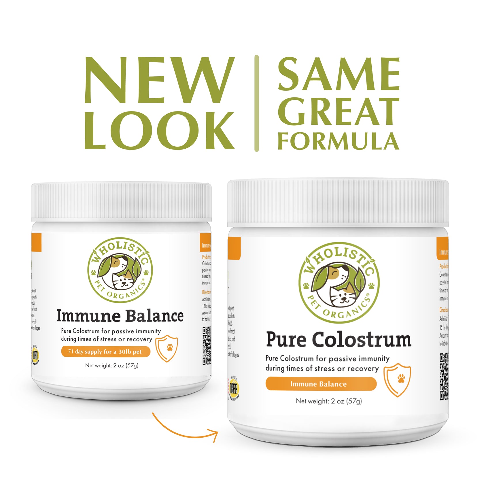 Wholistic Pet Organics Immune Balance Bovine Colostrum